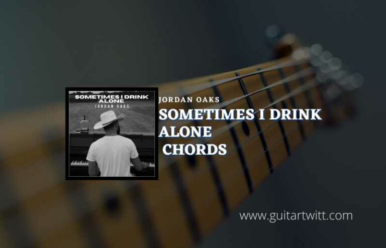 Sometimes I Drink Alone Chords By Jordan Oaks - Guitartwitt