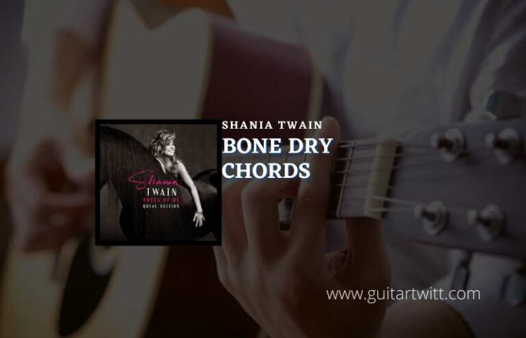 Bone Dry Chords By Shania Twain - Guitartwitt
