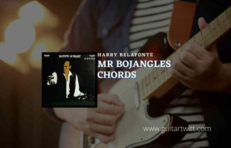 Mr Bojangles Chords By Harry Belafonte - Guitartwitt